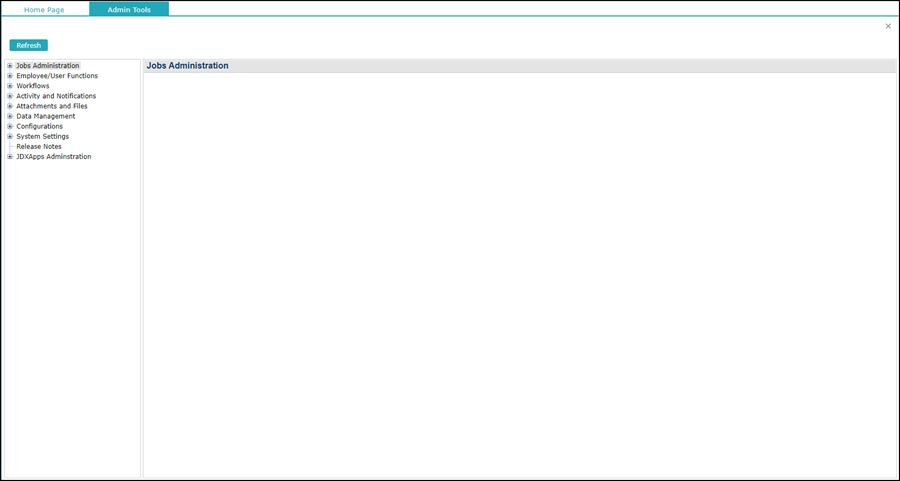 Importing the Job Families from an Excel file – JDXpert