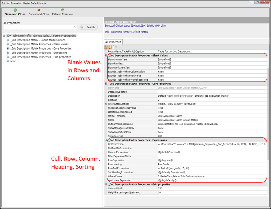 Configuring the Matrix Profile – JDXpert