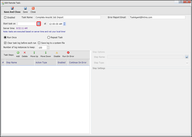 Scheduling a Remote Task – JDXpert